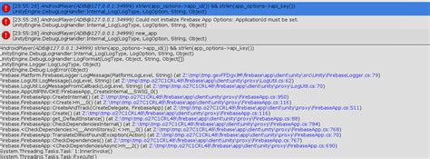 Firebase 620 Not Initializing On Android And Giving Errors · Issue