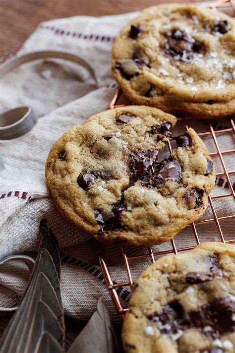 Duck Fat Salted Chocolate Chip Cookies Peak To Plate