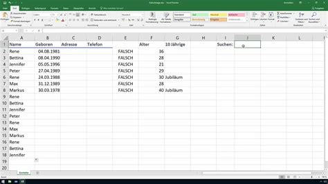 Interaction Dans Excel Utiliser Le Champ De Recherche