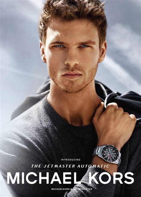 Benjamin Eidem Poses For Michael Kors Watches Campaign The Fashionisto