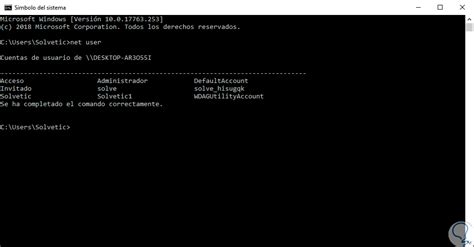 Comandos Para Cambiar Contraseña De Windows 10 Cmd O Powershell Solvetic