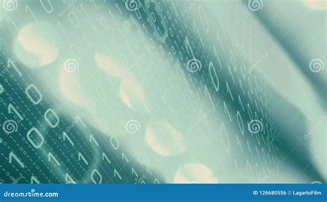 Cyber Attack Command Script Code Algorithm Binary Background Stock