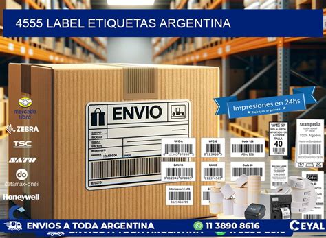 4555 Label Etiquetas Argentina Sato Zebra Tsc Insumos