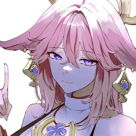 Yae Miko Genshin Impact Disegno Hello Kitty Arte Del Personaggio