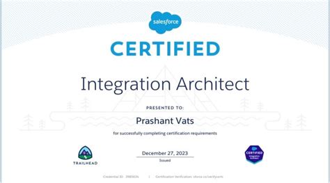 Salesforce Integrationarchitect Certificationsuccess Prashant Vats