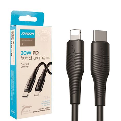 Joyroom S M Type C To Lightning Fast Charging Cable M Black