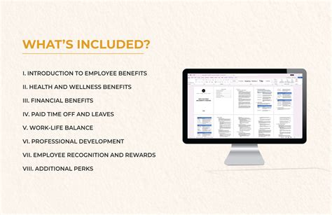 Employee Benefits And Perks Overview Hr Template In Word Pdf Download