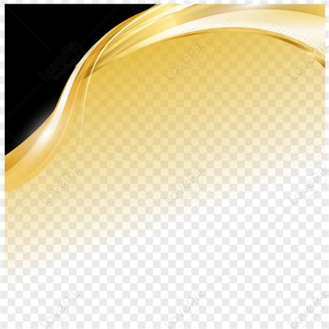 블랙 골드 조명 효과 곡선 테두리 배경축하연회 Png 일러스트 무료 다운로드 Lovepik