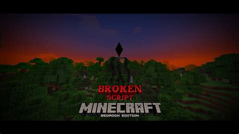 The Broken Script For Minecraft Bedrock Pe Youtube