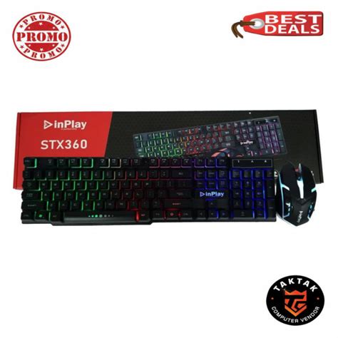 Inplay Stx 200 360 380 Keyboard And Mouse Combo Lazada Ph