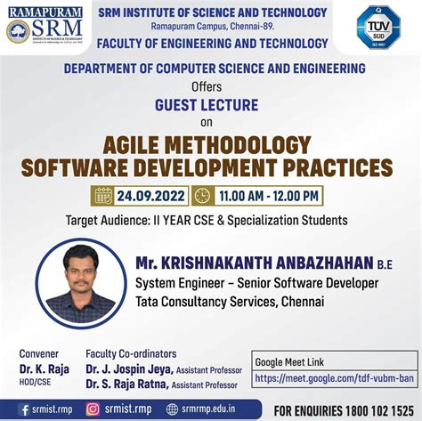 Agile Methodology Software Development Practices Srm Ramapuram Srmist Ramapuram