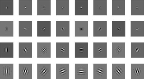Feature Extraction Of 32 Gabor Filters Download Scientific Diagram