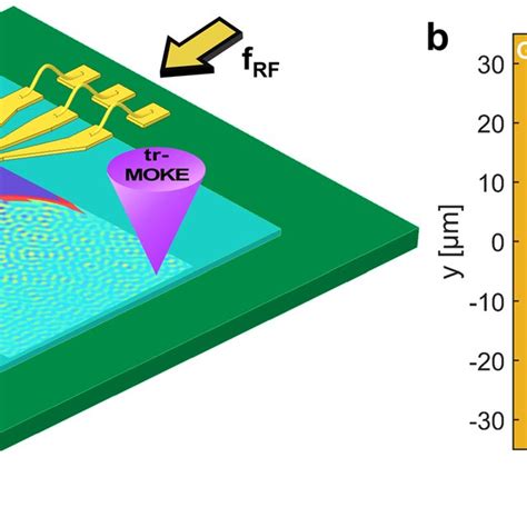 A Sketch Of The Experimental Setup Indicating The Coplanar Download Scientific Diagram