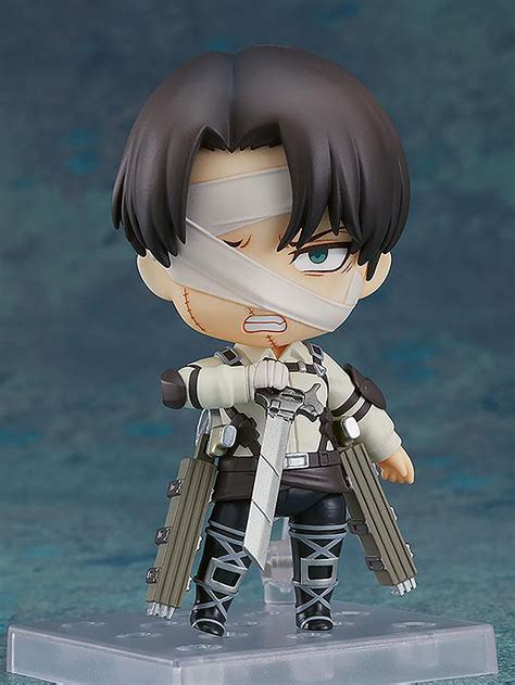 Attack On Titan Levi Ackerman Nendoroid Action Figure Elbenwald