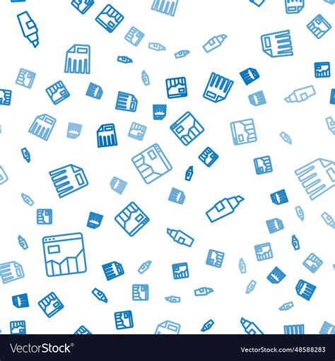 Set Line Graph Chart Infographic Marker Pen Vector Image