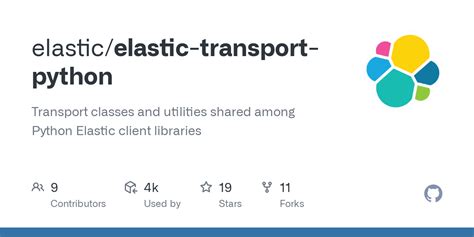 elastic transport python noxfile py at main · elastic elastic transport