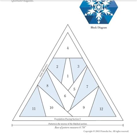 Snowflake Paper Piecing Diy Quilts And Cards