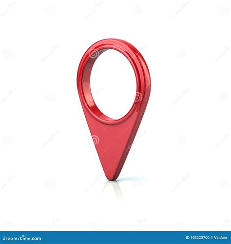 Red Map Pointer Stock Illustration Illustration Of Template