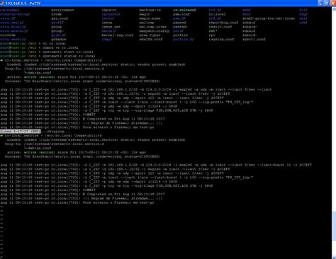 Netfilter Etcrclocal No Debian Stretch