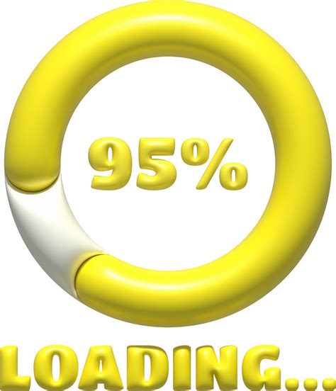 loading bar and progress visualization loading status collection web design elements 3d