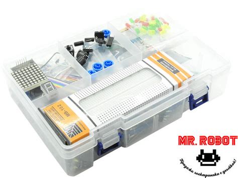Купити Покращений Arduino Uno повний стартовий набір у кейсі 38 різних