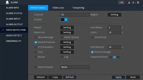 How To Setup Motion Alerts Amcrest