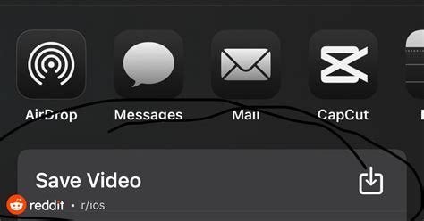 “save Video” Button Isnt Working Ios