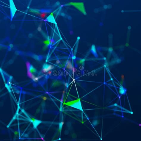 Sound Wave Element Blockchain Technology Background Big Data Digital