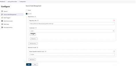 how to setup ci cd jenkins pipeline for a spring boot application