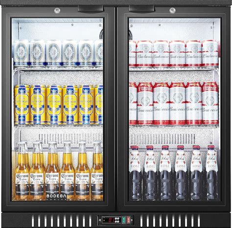 Bodegacooler Back Bar Cooler With 2 Glass Doors74 Cuft Commercial