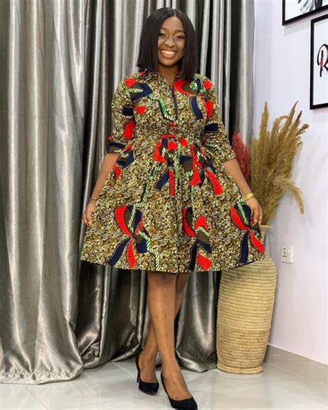 Elegant Ankara Short Gown Styles You Can Slay With Od9jastyles