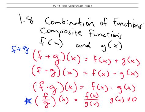 Pc 1 8 Notes Composite Function Ppt