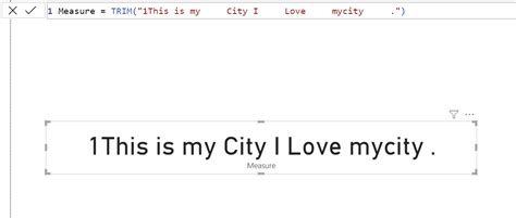 Trim Dax Function In Power Bi