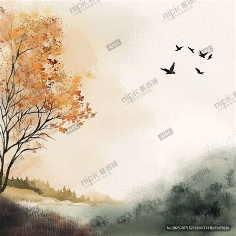 Ai创作图手绘秋日风景 秋景手绘插画 秋意风景画 秋天风景插画 金秋风景插画 秋季风景插画 秋天意境画 古风秋天景色插画 秋色风景画 秋天美景插画 秋景风景画 秋天风景山水画 秋天风景画 秋季