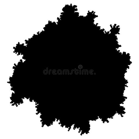 Tree Top Silhouette Isolated Black Simple Detailed Vector Stock Vector Illustration Of