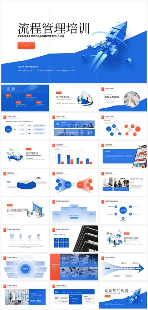 管理流程ppt模板 花瓣网