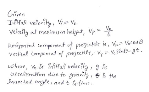Answered A Certain Projectile Is Launched With… Bartleby