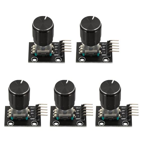 5 Pcs 360 Degrees Durable Rotary Encoder Module Brick Sensor With Pin