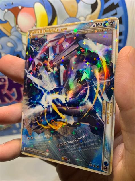 Palkia And Dialga Pokemon Legend Star Holo Card Etsy