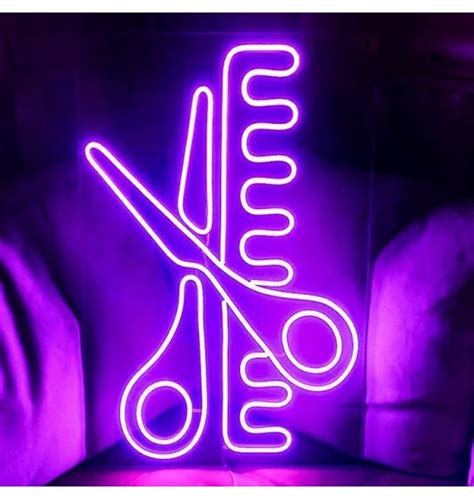 미용실 Led 네온사인 가위모양 로고조명 네일아트조명 티몬