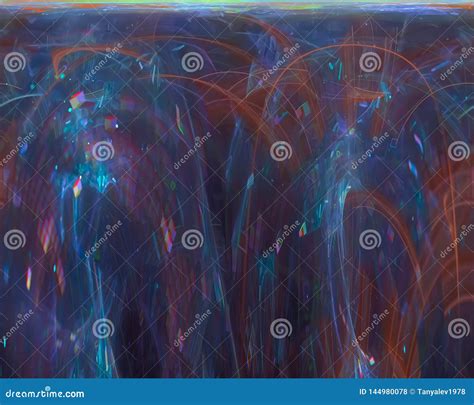 Abstract Fractal Flow Element Modern Wallpaper Swirl Magic Fantasy