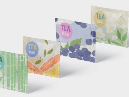 一组茶包包装插画 米霍克 站酷ZCOOL