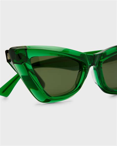 Bottega Veneta Dramatic Acetate Cat Eye Sunglasses Neiman Marcus
