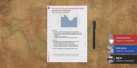 Gcse Bar And Line Graph Graphical Skill Quick Fire Challenge