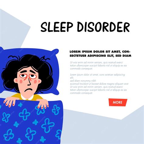 Premium Vector Psychology Sleep Disorder Woman Character With