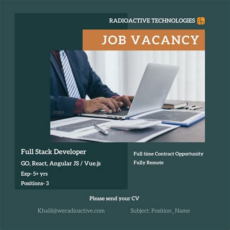 Hiring Remotework Share Resume Fullstackdeveloper Techstack Codecraftsman Devlife