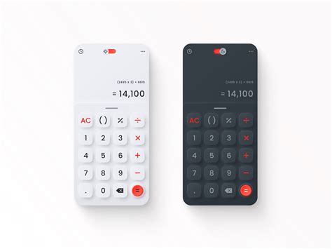 Calculator UI Design For DailyUI On Behance