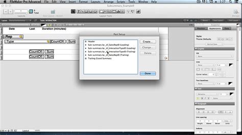 Filemaker Pro 12 Subsummary Reports Part 3 Youtube