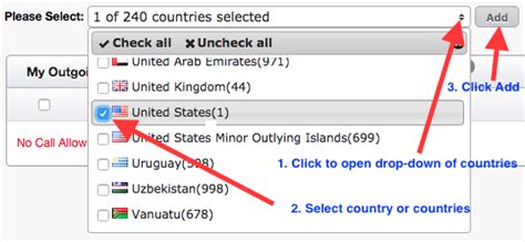 How To Add Outgoing Call Countries DoorVaani Blog