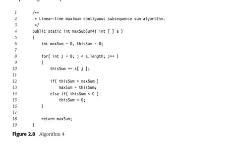 Algorithms Maximum Subsequence Sum Mark Weiss Computer Science